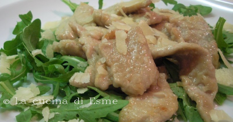 La cucina di Esme: Straccetti alla romana con petali di parmigiano reggiano